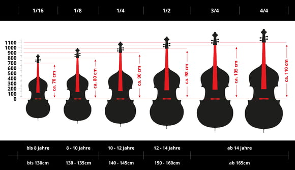 Thomann Online-Ratgeber Kontrabässe Bauform und Größe